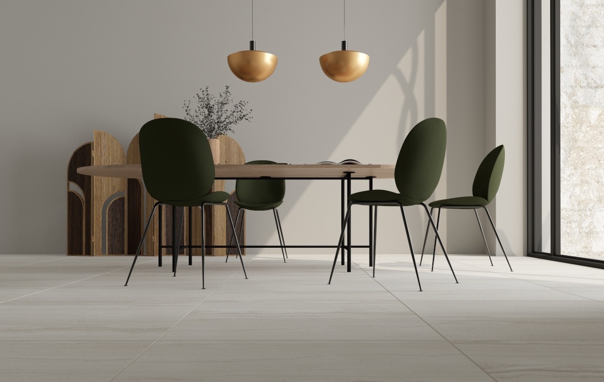 NIRO LINO GLI03 LIGHT GREY 60 X 60 | UKURAN 60 X 60 | Depo Keramik